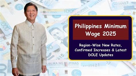 Philippines Minimum Wage 2025 Region Wise New Rates Confirmed
