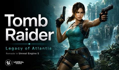 Tomb Raider Legacy Of Atlantis Remake Brings Lara Croft Back In Unreal
