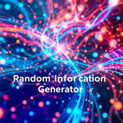 Best Random Information Generator Vondy
