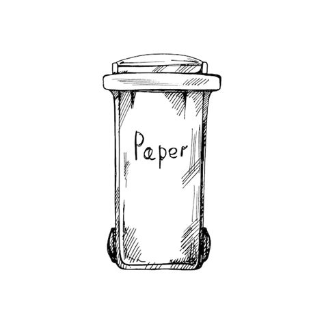 Bin Drawing Vectors And Illustrations For Free Download Freepik