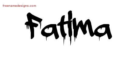 Graffiti Name Tattoo Designs Fatima Free Lettering Free Name Designs
