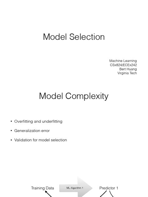 1 3 Model Selection Pdf