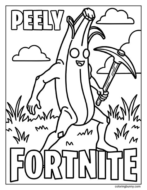 Fortnight Coloring Pages To Download And Print For Free 536x750