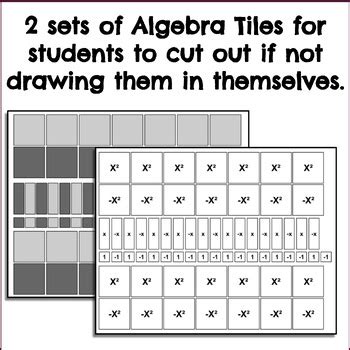 Adding Subtracting Polynomials Using Algebra Tiles Winter CBN Activity