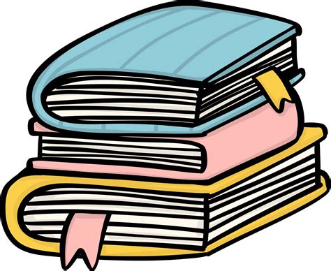 Cute Doodle Closed Book Illustrations Hand Drawn Cartoon Drawing