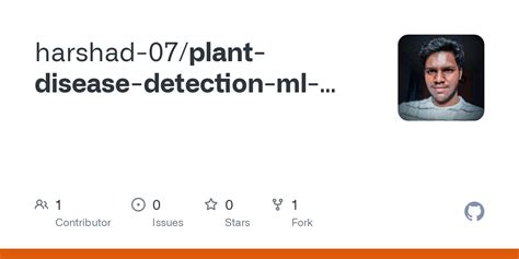 GitHub Harshad Plant Disease Detection Ml Model