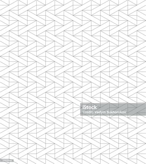 우아한 기하학적 이음매 없는 패턴 세련된 삼각형 그리드 질감 0명에 대한 스톡 벡터 아트 및 기타 이미지 0명 그래픽 프린트 기하 Istock