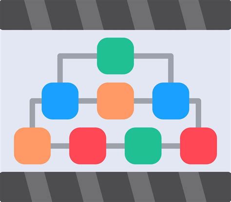 Hierarchy Structure Flat Icon 53930781 Vector Art At Vecteezy