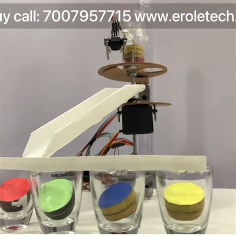 Color Sorting Machine Using Arduino UNO Servo And Stepper Motors Mechatronics Project One Stop