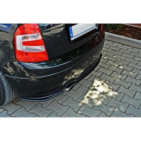 Hinten Splitter Skoda Fabia Rs Mk1 Schwarz Hochglanz Maxton Design Kaufen Mm Concepts