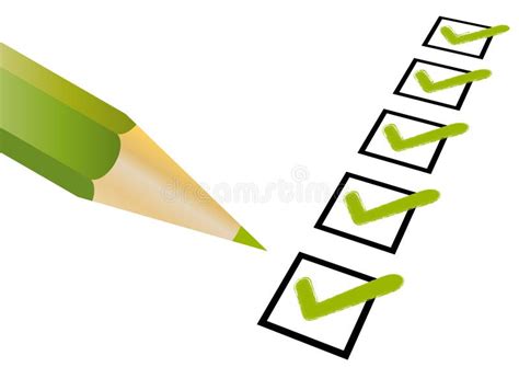 Green Checklist Stock Vector Illustration Of Isolated