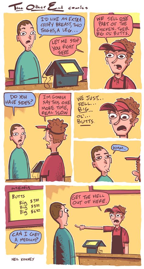 Big Butts Color The Other End Comics