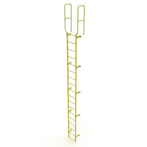 Tri Arc Steel Wall Mounted Ladder 1700 High 18 Steps 350 Lb