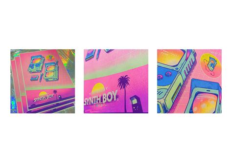 Synth Boy Twist 海報 插畫 設計 On Behance