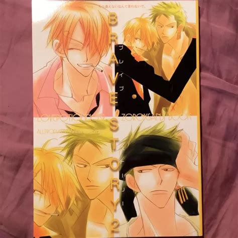 Zoro X Sanji One Piece Yaoi Bl Doujinshi Manga Brave Story By