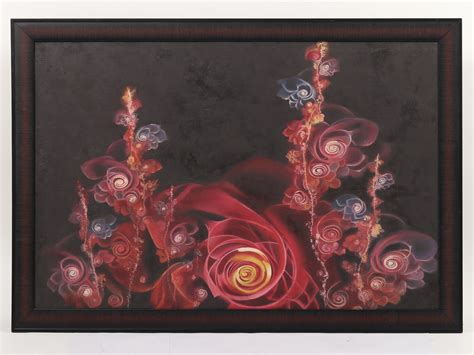 Exotic India Angular Velocity Framed Oil Painting On Canvas Wayfair Canada