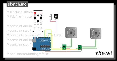 Curtain Winding And Unwinding Wokwi Esp32 Stm32 Arduino Simulator