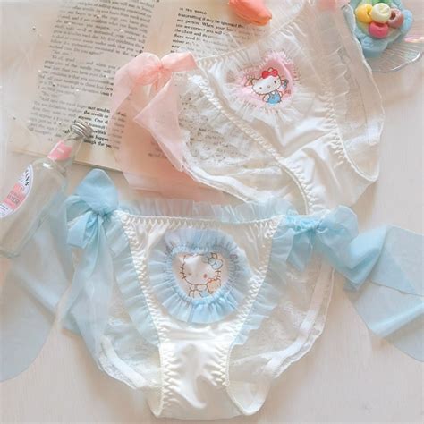 산리오 캐릭터 팬티 종 키티 마이멜로디 프릴 팬티