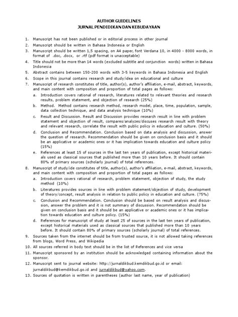 Pedoman Penulisan Dan Template 2022 Pdf