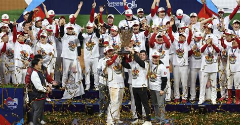 Ssg 한국시리즈 정상 정복무결점 와이어 투 와이어 우승