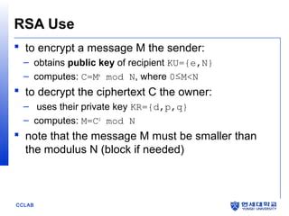 The Rsa Algorithm PPT Information And Network Security Computing