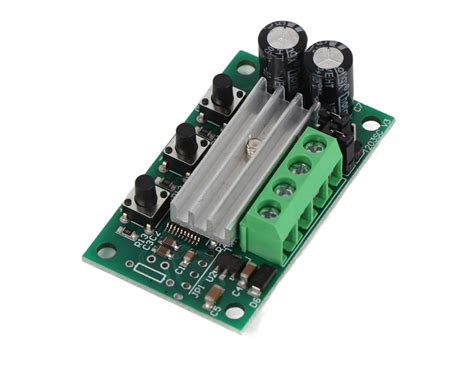 DC Motor Speed Controller PWM Regulator Module With Push Button V V V APush Button Speed