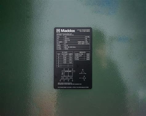 How To Read A Transformer Nameplate