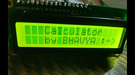 Arduino Calculator YouTube