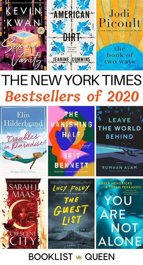 The Complete List of New York Times Fiction Best Sellers | Top fiction books, Bestselling books ...