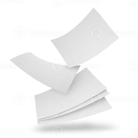 Paper Pile Flyer Realistic 15241319 Png