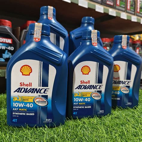 Jual Oli Shell Advance Ax7 Scooter Matic 10w40 800 Ml 100 Original Mio Gear Fazzio Scoopy