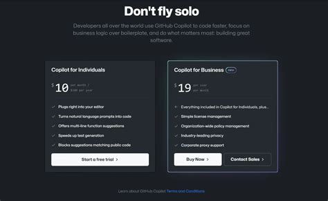 github copilot pricing and plans open ai master