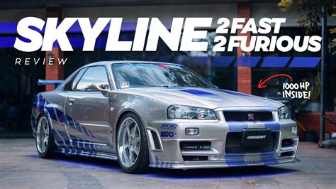 Review Skyline R34 Nya Brian O Connor 1000hp Youtube