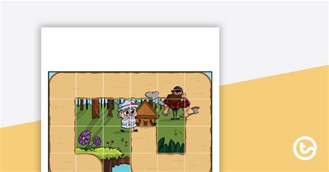 Little Red Riding Hood Coding Robot Mat Teaching Resource Teach Starter