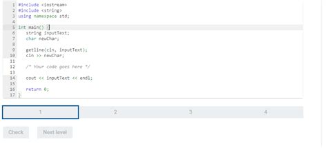 Solved Given String Inputtext On One Line And Character