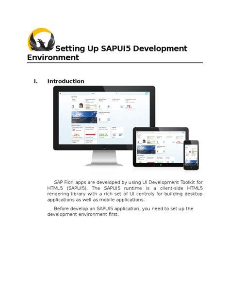 setting up sapui5 development environment v1 5 pdf eclipse