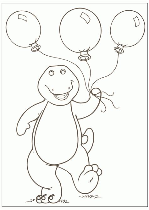 Barney Colouring Pages Printable Printable Free Templates