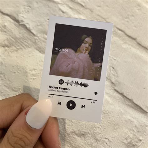 Custom Spotify Sticker Song Sticker Now Playing Plaque Etsy Uk