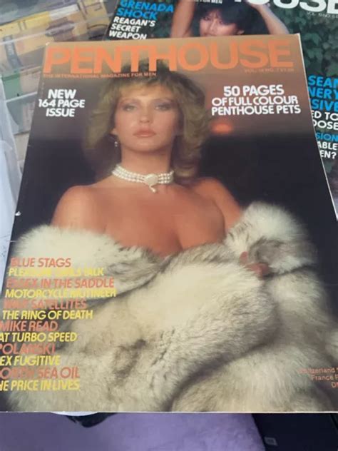 VINTAGE PENTHOUSE MAGAZINE Vol 18 No 7 1983 Centrefold Donna Burns Glamour 7 48 PicClick UK