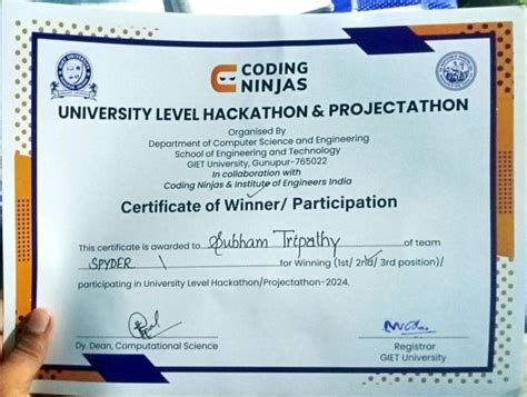 Subham Tripathy On Linkedin Hackathon Innovation Universitylife