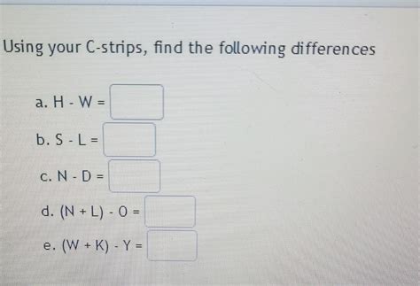 The Set Theory Definition Of Subtraction To Show That Chegg Com