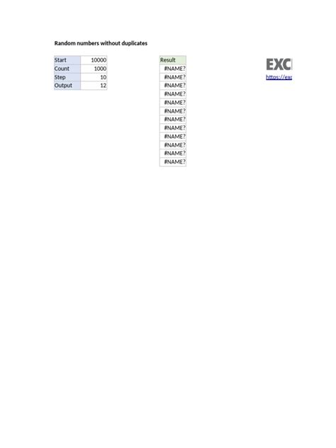 Random Numbers Without Duplicates Pdf Algorithms Applied Mathematics