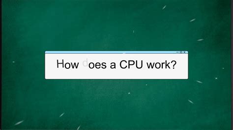 How Does A CPU Work Animated Video By Javgaming51 Mango Animate