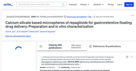 Calcium Silicate Based Microspheres Of Repaglinide For Gastroretentive