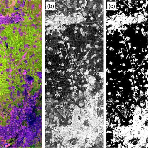 Built Up Bu Area Extraction From An Example Landsat Image A Subset