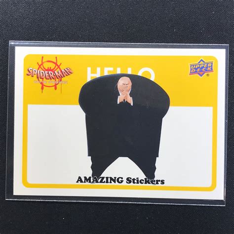 2022 Spider Man Into The Spider Verse Wilson Fisk Amazing Stickers 9