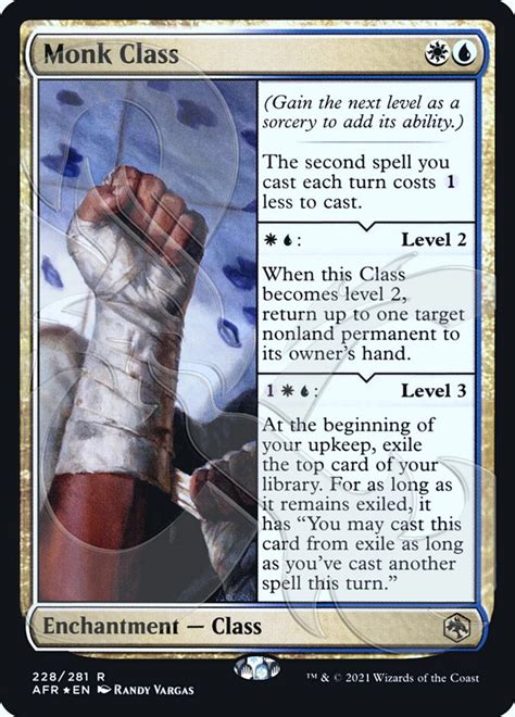 Monk Class Adventures In The Forgotten Realms Promos Mtg Print