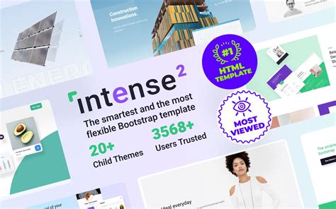 multipurpose intense — 1 html bootstrap website template ready4site