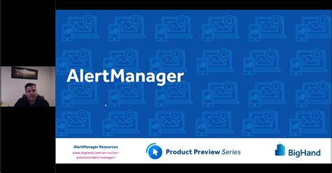 Webinar Product Preview Series Alertmanager