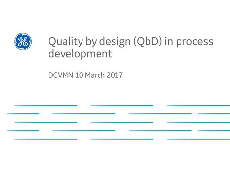 Pdf Quality By Design Qbd In Process Development …€¦ · Process Mapping Risk Analysis Doe